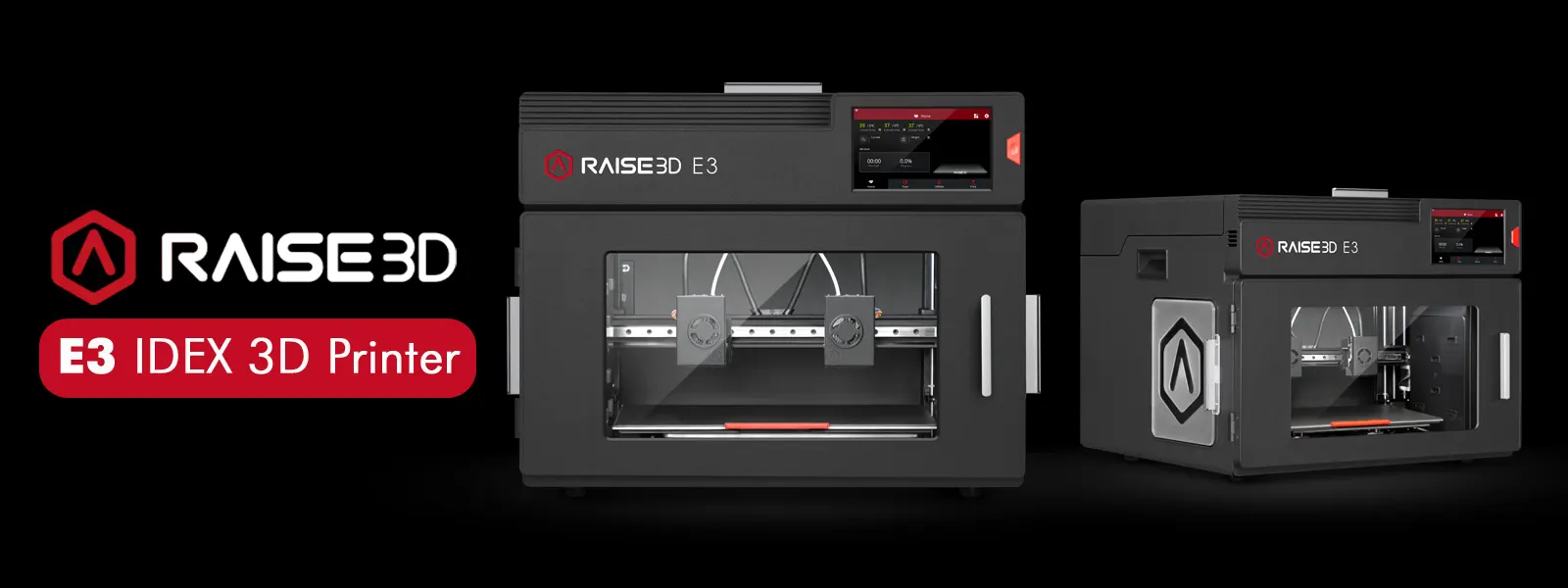 Raise3D E3 3D Printer | Dual Extrusion, Auto-Bed Leveling, and High ...